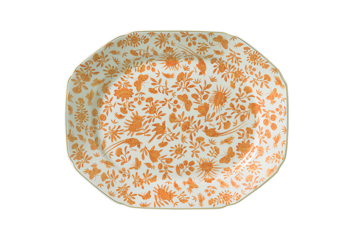 Mottahedeh Sacred Bird & Butterfly Octagonal Platter – Sharyn Blond Linens