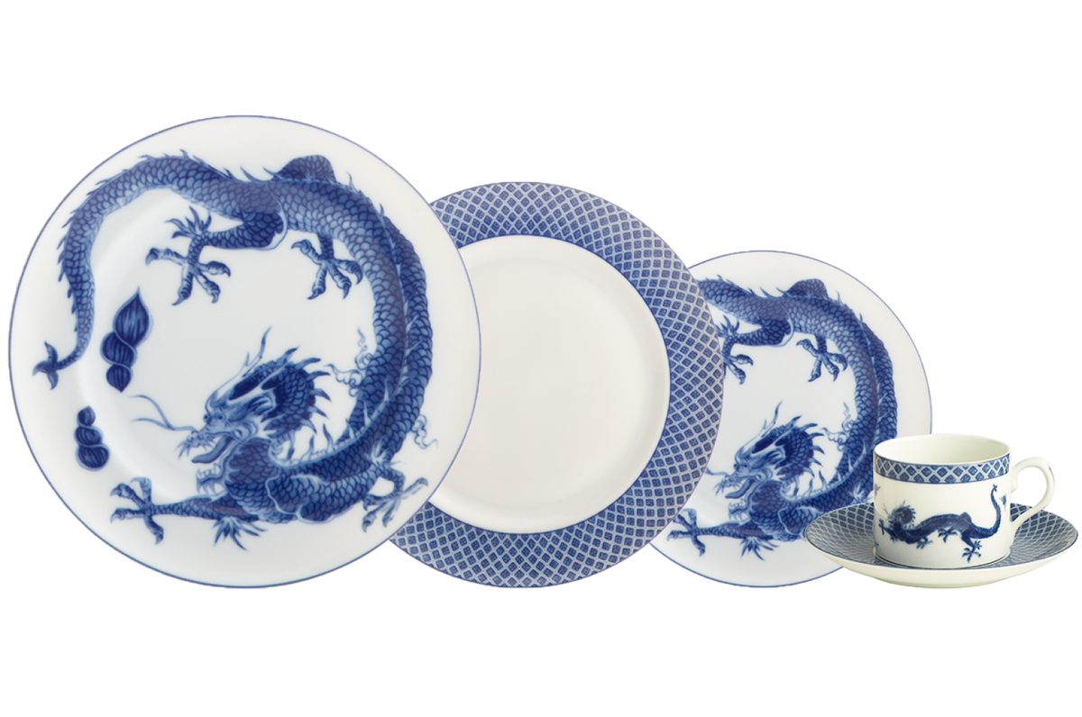 Mottahedeh Blue Dragon – Sharyn Blond Linens